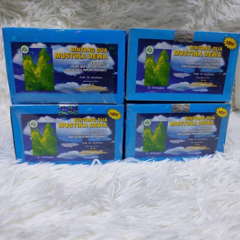 Original Mustika Dewa Bintang Dua 20 Sachet 1 Box Herbal Tea | Shopee ...