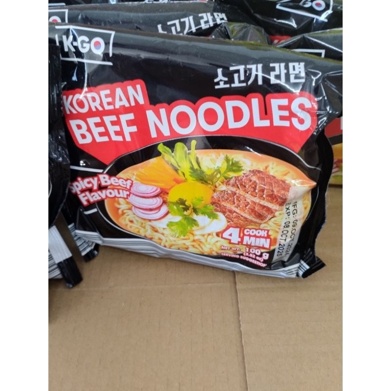 Korean Spice Beef instant Noodles 100g | Shopee Philippines