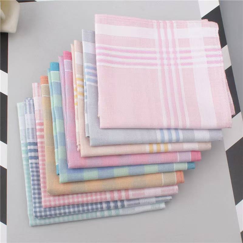 Cotton plaid fashion handkerchief for women | Shopee Philippines