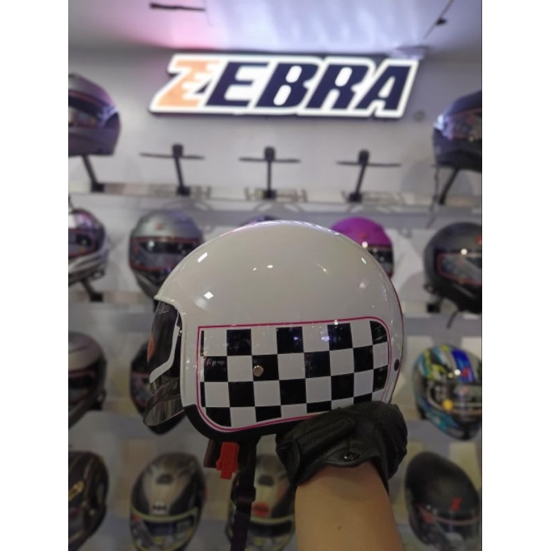 Zebra Classic half face | Shopee Philippines