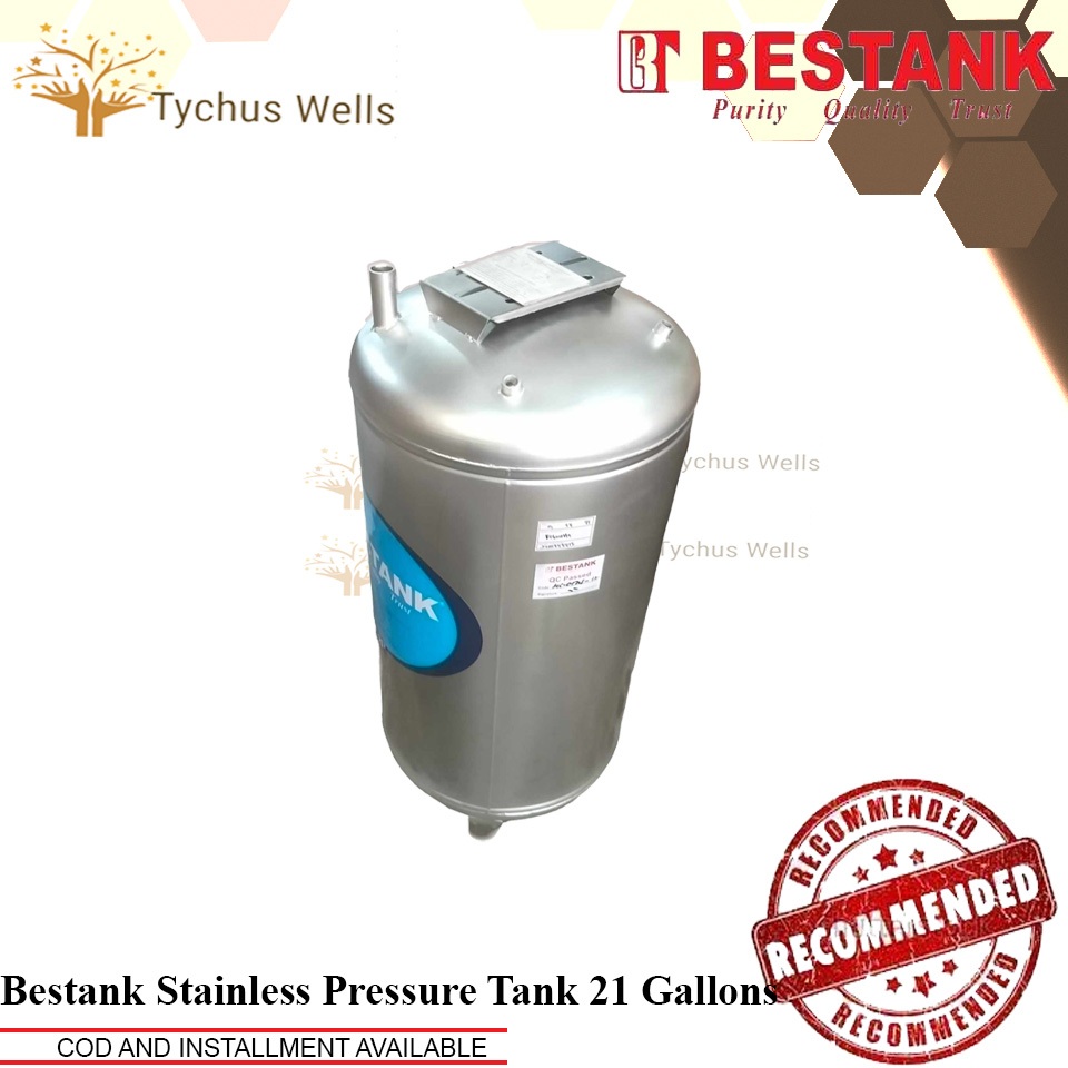 Bestank Original Stainless Pressure Tank 21 Gallons Gals | Shopee ...