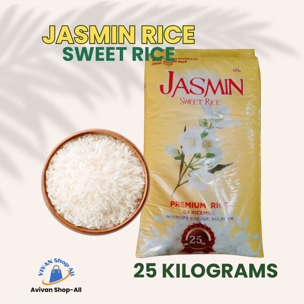 Jasmin G4 Sweet Rice | Premium Rice | 25 Kilograms | Half Kaban ...
