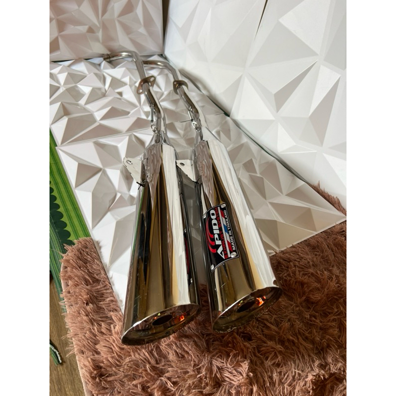 Stainless Chicken Pipe for Smash 115 with TATAK APIDO | Shopee Philippines