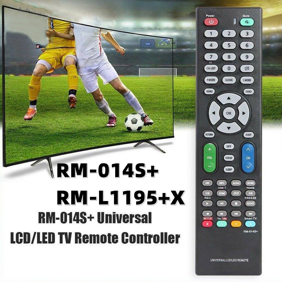 RM-014S+ RM-L1195+X Universal Remote control Suitable for Smart TV Household Appliances Suitab ...