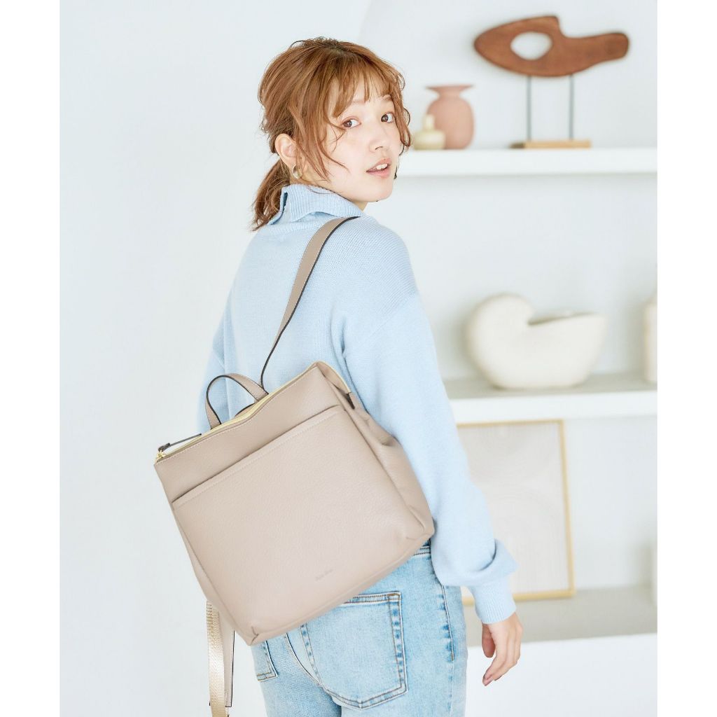 [Legato Largo] Mini Backpack Retro Grain | Shopee Philippines