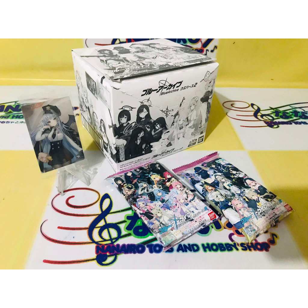 Bandai Wafer Blue Archive Wafer and Card Pack - Blue Archive | Shopee ...
