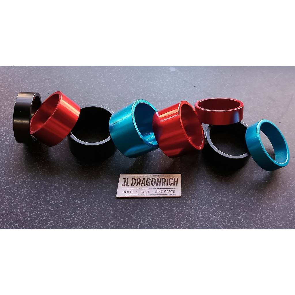 Bike Spacer Aluminum Alloy 10mm/15mm/20mm Headset Washer MTB Front Fork ...