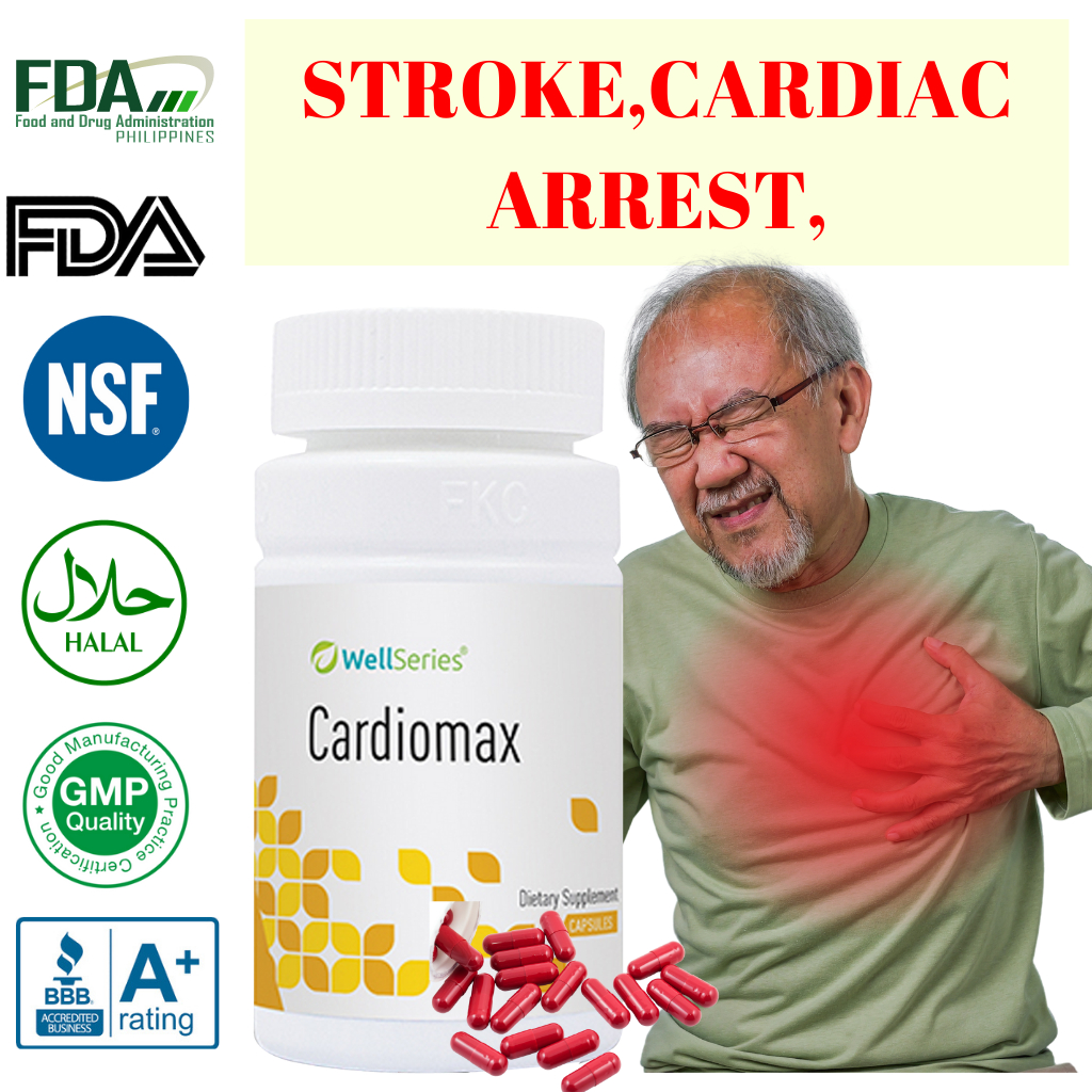 Prevent HeartAttack Vitamins FKC Cardiomax 90 Capsules Made in USA FDA ...