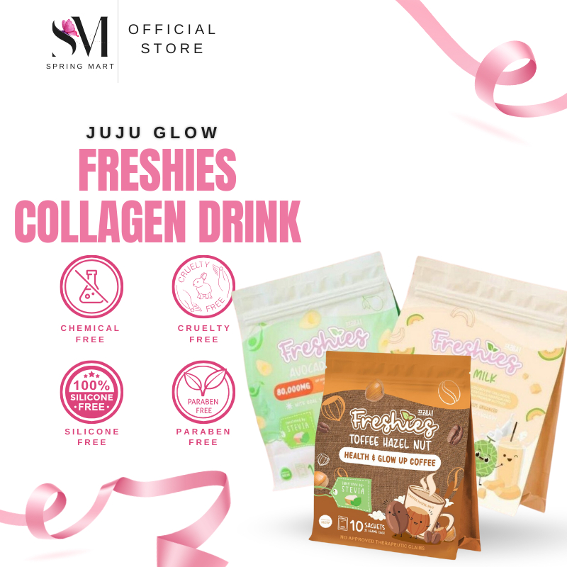 FRESHIES Milk Avocado Collagen Drink Gluthatione Whitening Sunscreen ...