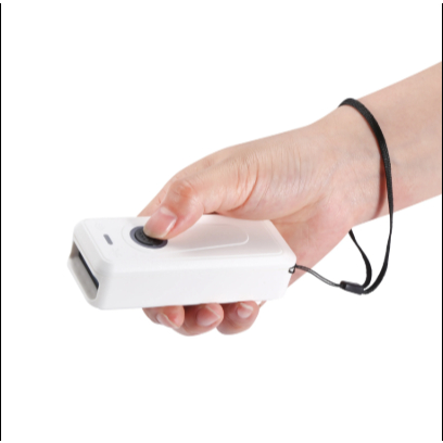 Portable Small Handheld Wireless Barcode Scanner and Bluetooth 1D/2D QR ...