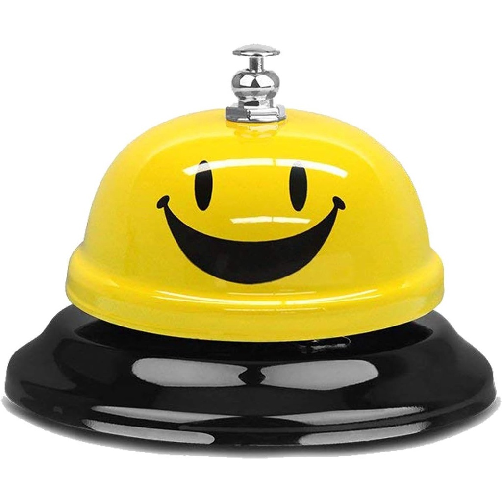 Lovely Smile Face Desk Service Bell Ding Bell Bozak Call Bell for ...