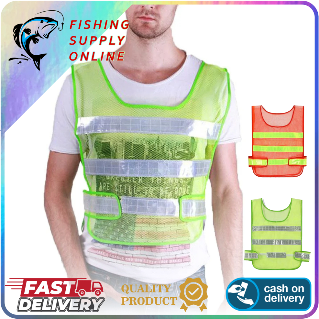 Mesh Reflective Safety Vest High Visibility Reflectorized Vest | Shopee ...