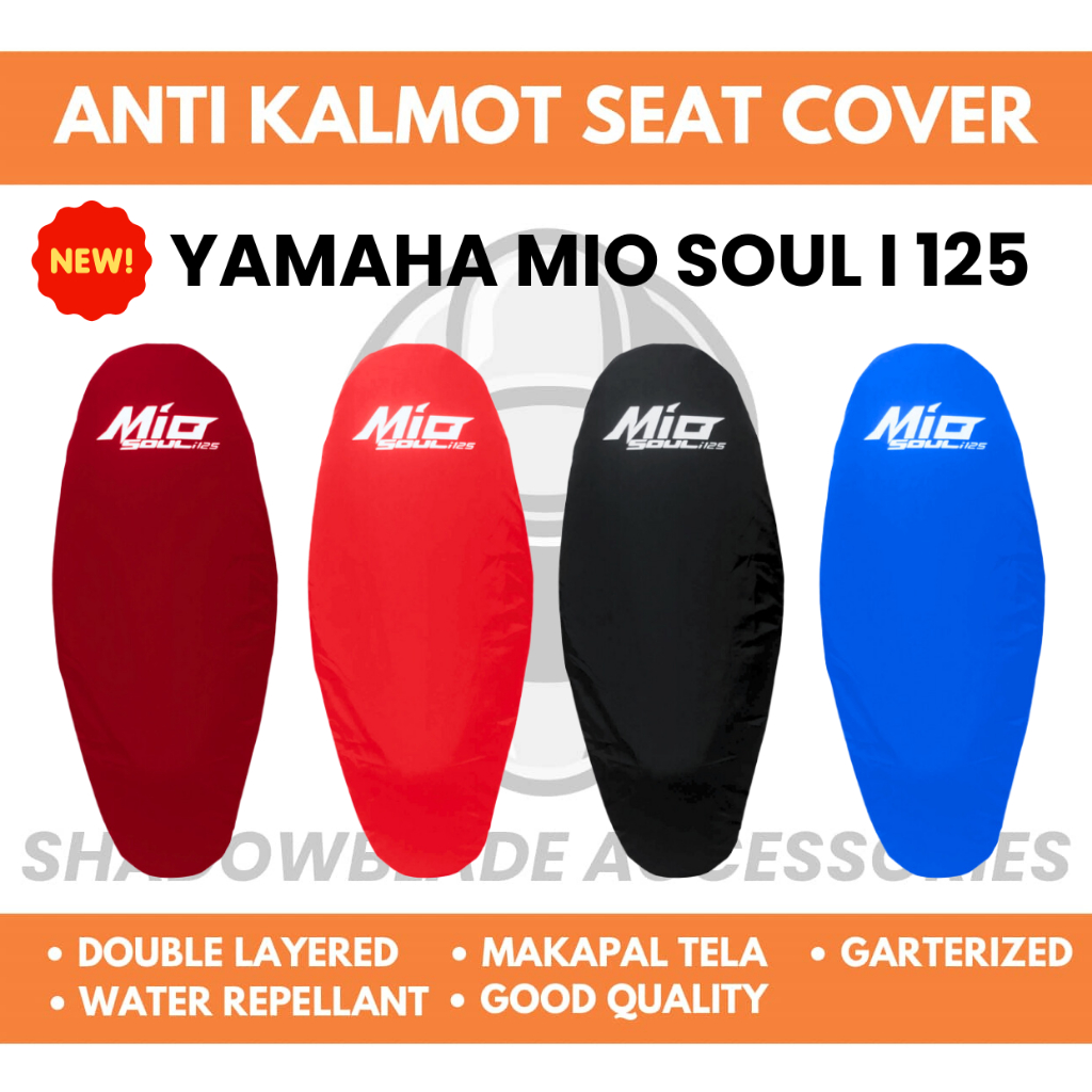 YAMAHA MIO SOUL I 125 ANTI KALMOT SEAT COVER MOTORCYCLE MAKAPAL TELA ...