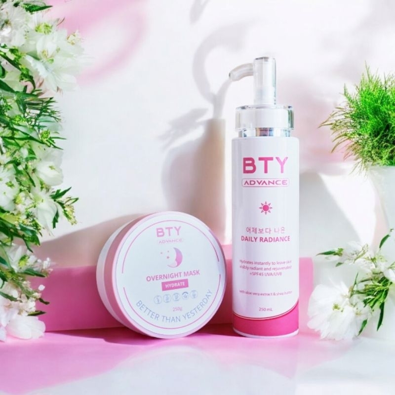 BTY Advance The Power Duo - Overnight Mask (250g) and Daily Radiance ...
