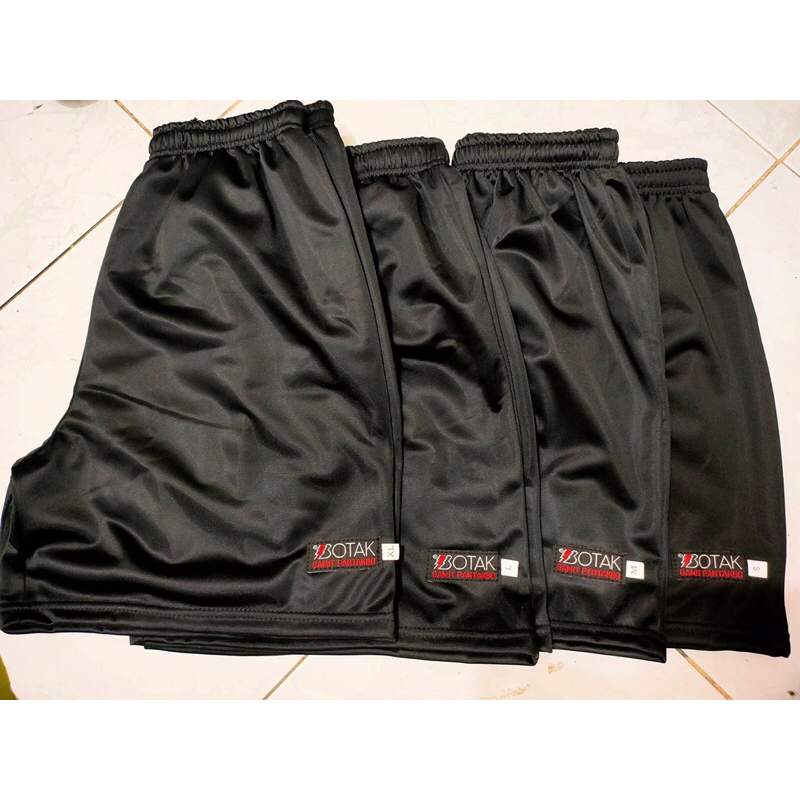 Botak shorts high quality color black may net brief sa loob | Shopee ...