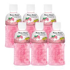 MOGU MOGU Lychee Drink with Nata de Coco 320 ml x6 | Shopee Philippines