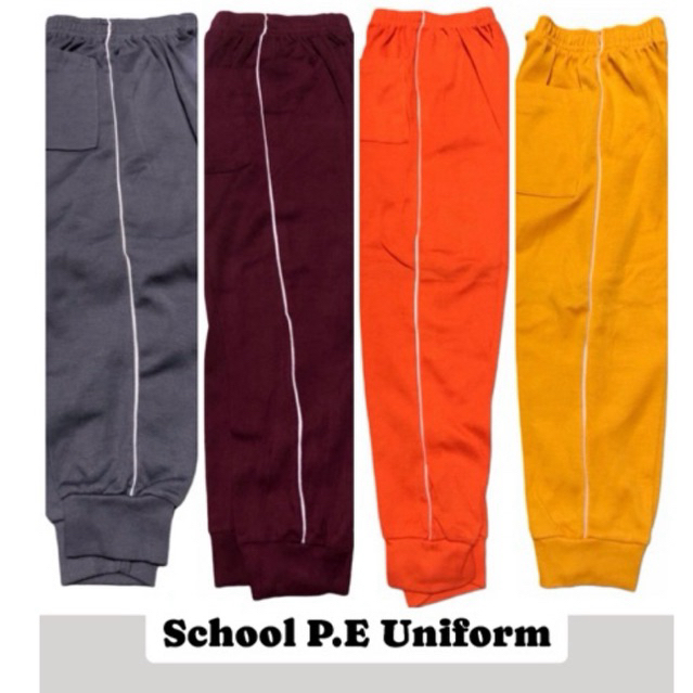 Jogging pants P.E Uniform for Kids (Goodquality) | Shopee Philippines