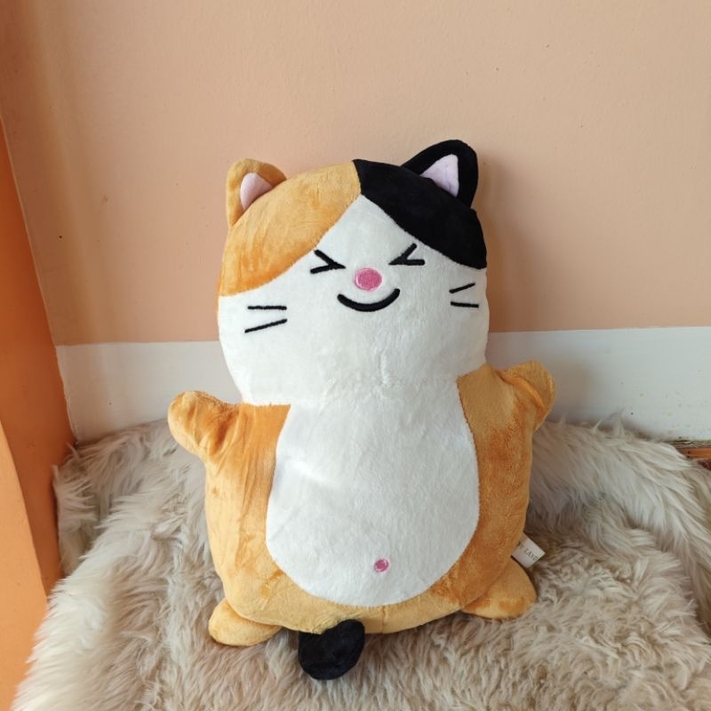 Mochi mochi cat animal squishable plushie preloved | Shopee Philippines