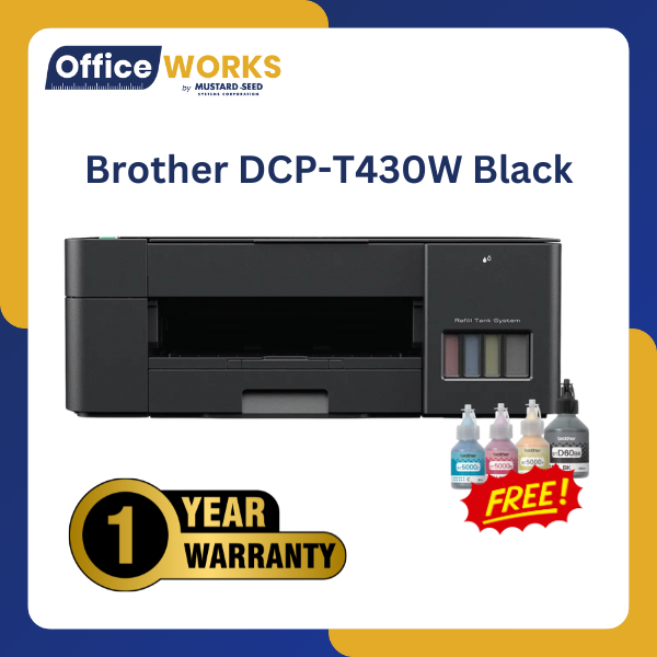 Brother DCP-T430W Wireless All-in-One Ink Tank Printer | Shopee Philippines
