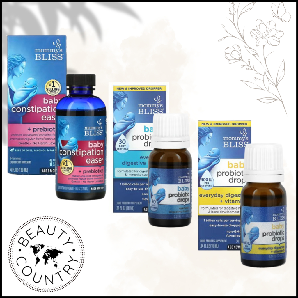 Beauty Country | Mommy's Bliss, Baby, Constipation, Probiotic Drops ...