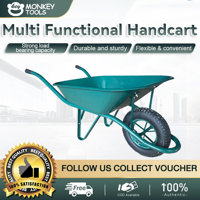 Heavy duty wheelbarrow, suitable for gardening, construction, etc., 14 ...