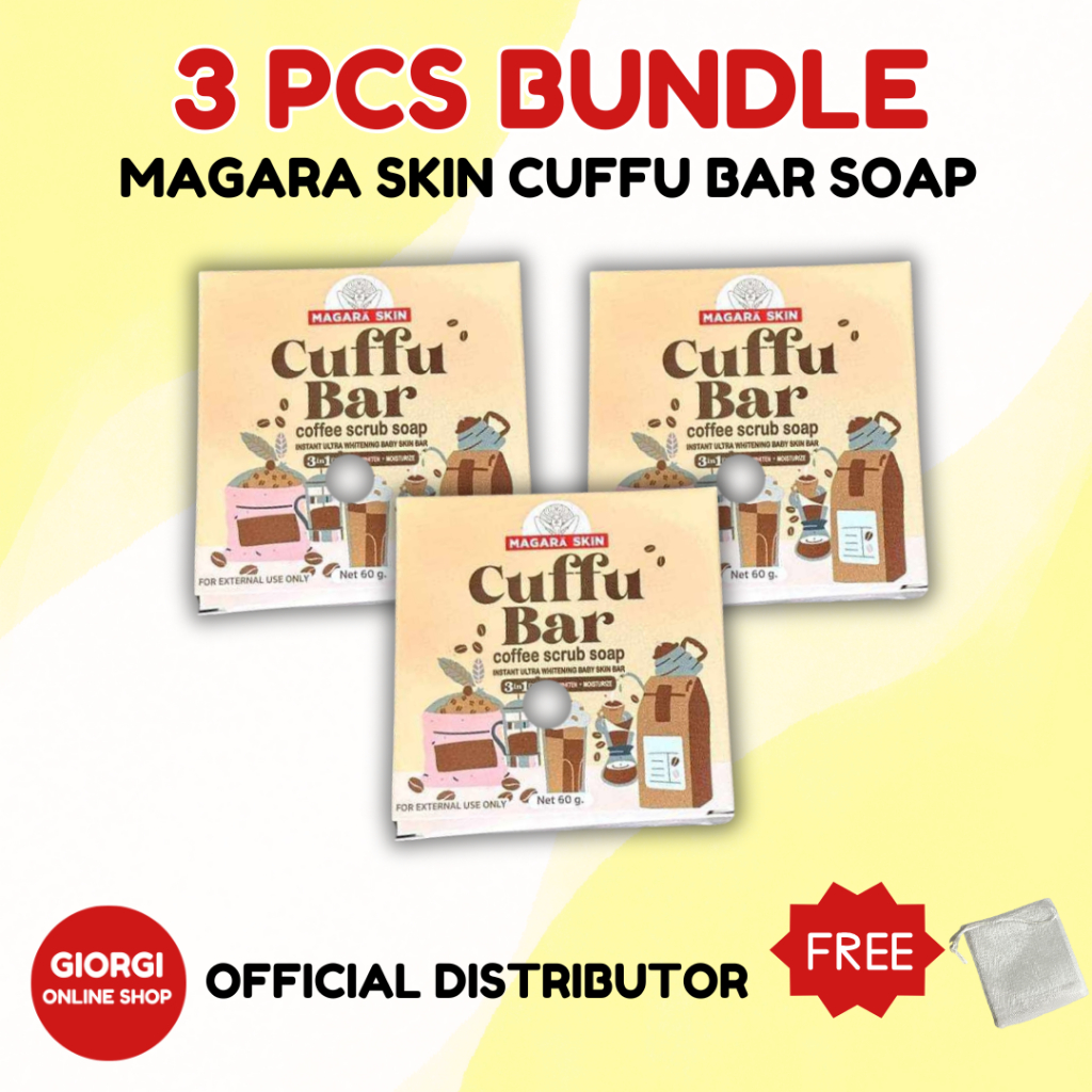 MAGARA SKIN Cuffu Bar Soap | 3 PCS BUNDLE | Shopee Philippines