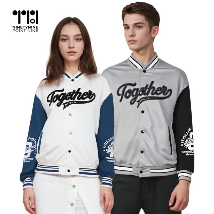 99.9 Button Down Baseball Varsity Bomber Jacket for Men [Varsity Jacket ...