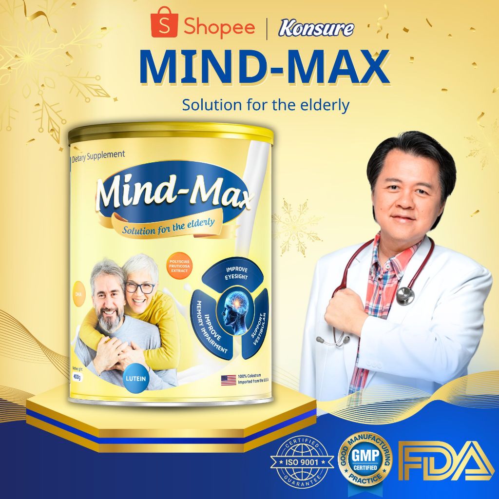 Mind Max Milk 400g - Dietary Supplement Solution For The Elderly ...