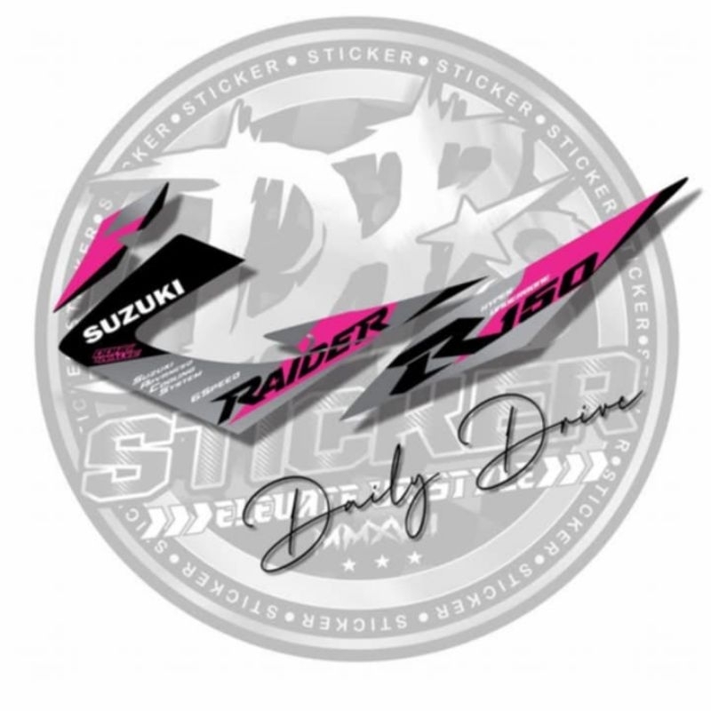 SUZUKI RAIDER 150 REBORN NEW DECALS DESIGN | Shopee Philippines