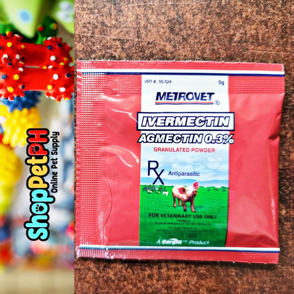 METROVET AGMECTIN 0.3% 5 GRAM SACHET (SOLD PER 5 GRAM SACHET) PURPOSE ...