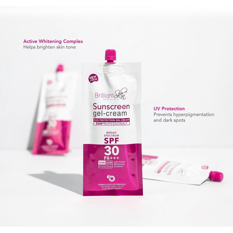 Original Brilliant Skin Essentials Sunscreen Gel Cream 50g New ...