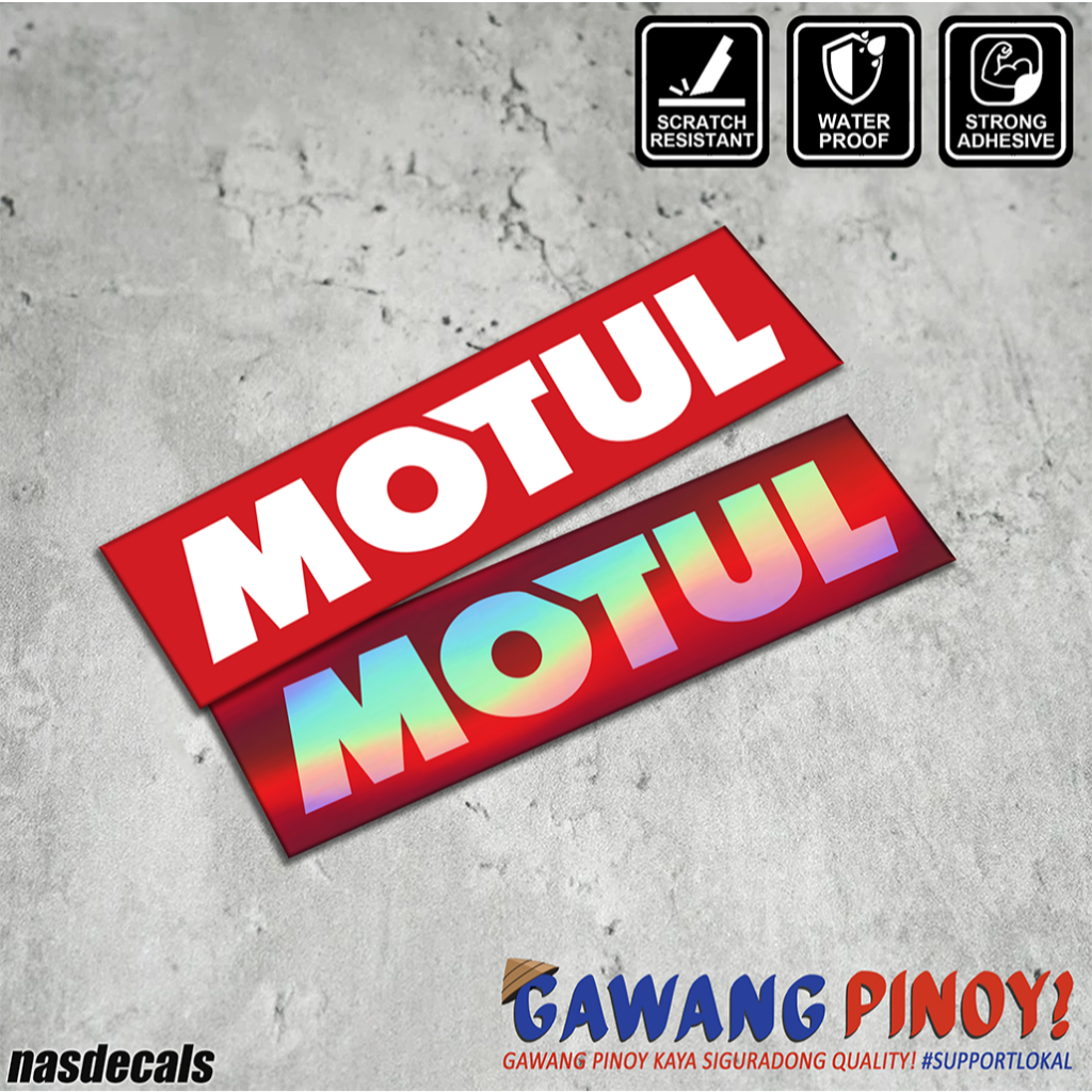 Motul Sticker for Motorcycle Sticker Waterproof Decals Helmet Motor ...