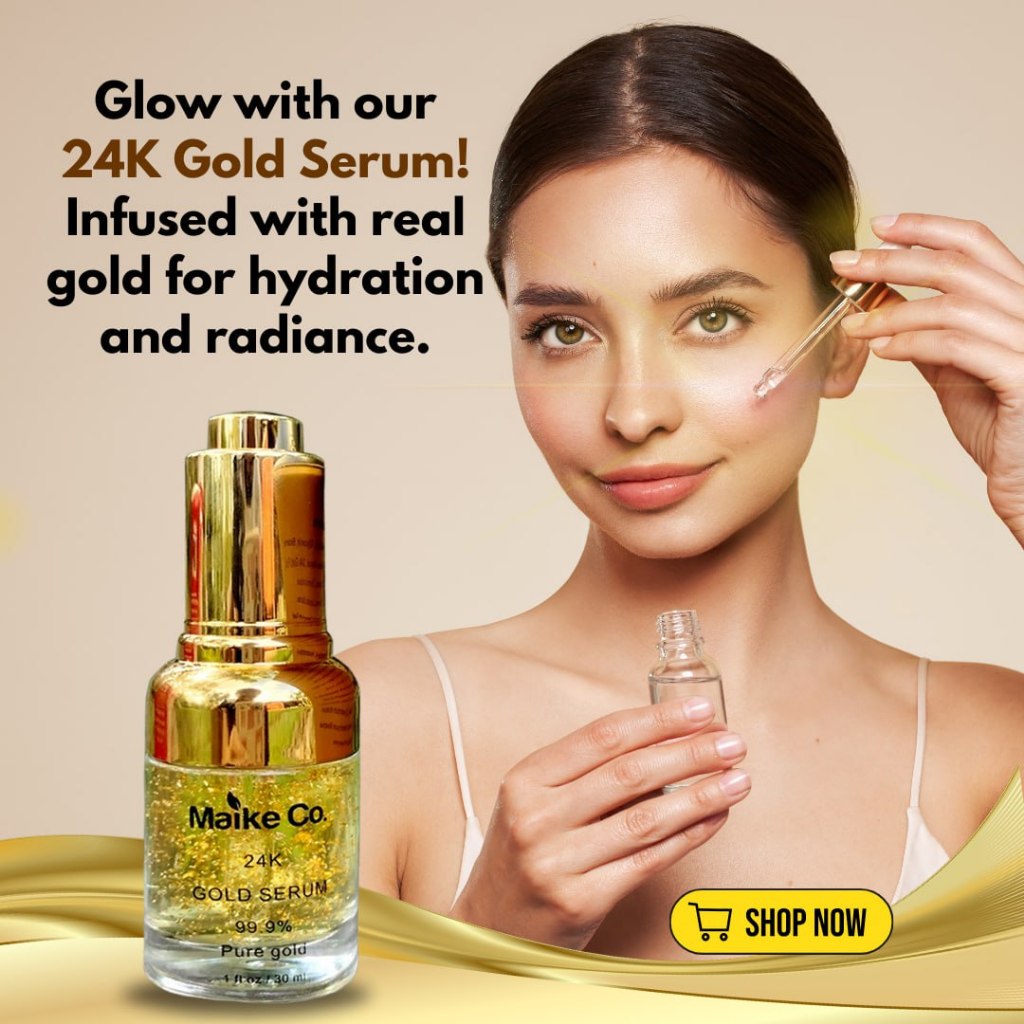 24K Gold Serum: Achieve Luminous, Ageless Skin w/ Pure Gold Whitening ...