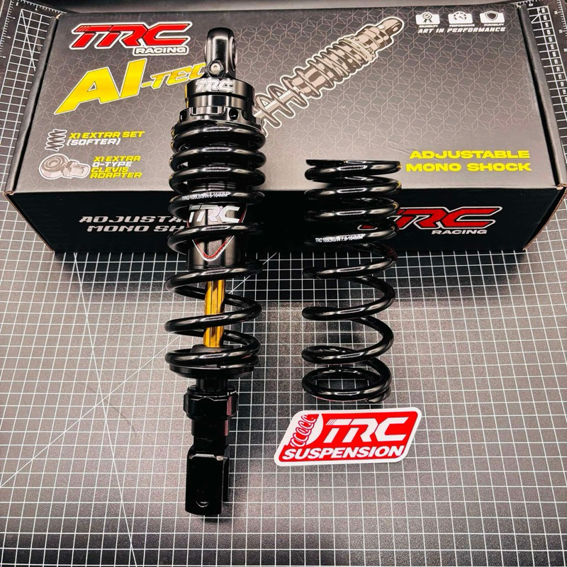 TRC AI-TECH ADJUSTABLE MONO SHOCK 1116-300MM BLACK/BLACK | Shopee ...