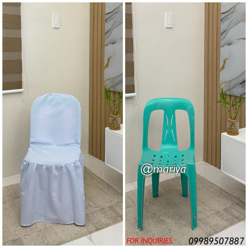 Monoblock Chair Cover for Standard Size Chair | Goods for All Events ...