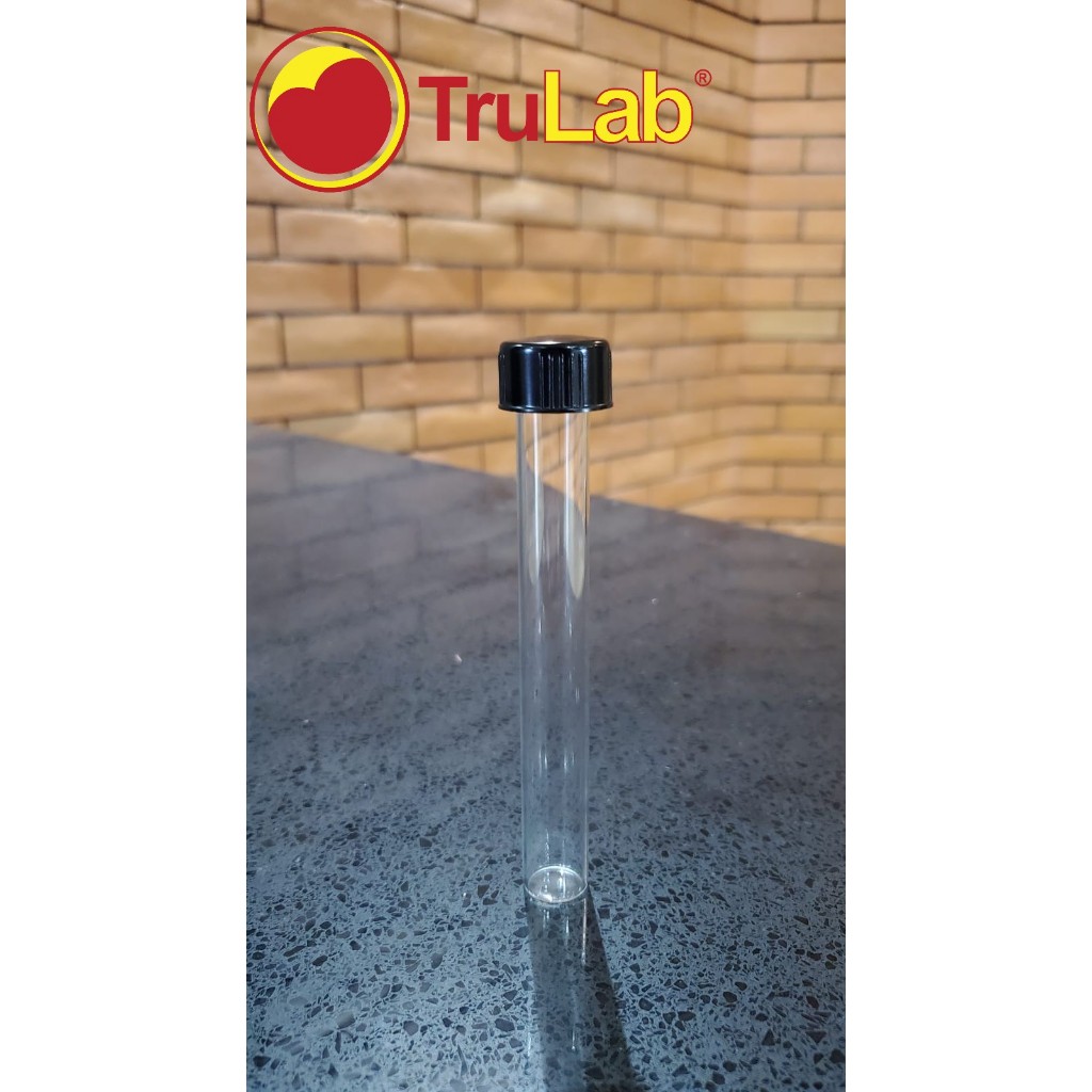 Culture Tube Glass with Screw cap 10ml 5pcs Laboratory Supplies ...
