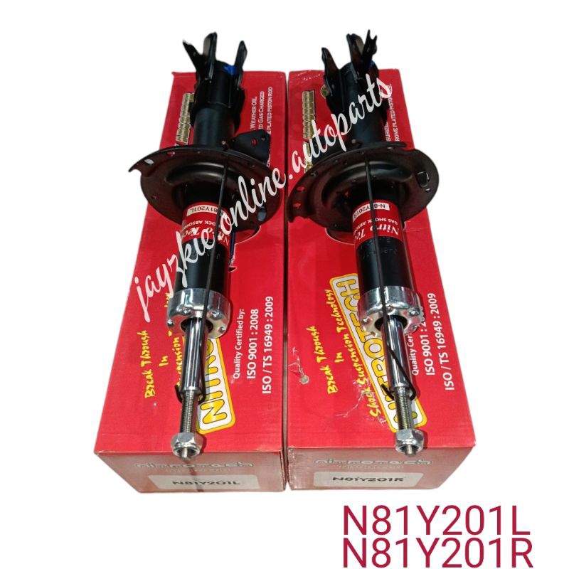 N81Y201 [2PCS] FRONT SHOCK ABSORBER PAIR KIA PICANTO 2012-UP (N-81Y201 ...