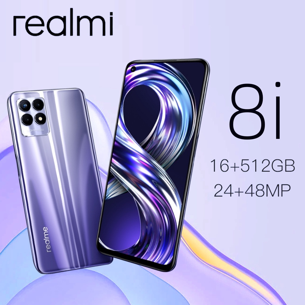 YEAR END MEGA SALE 99 SALE Real 8I 5G Original Cellphone 16GB+128GB 6 ...
