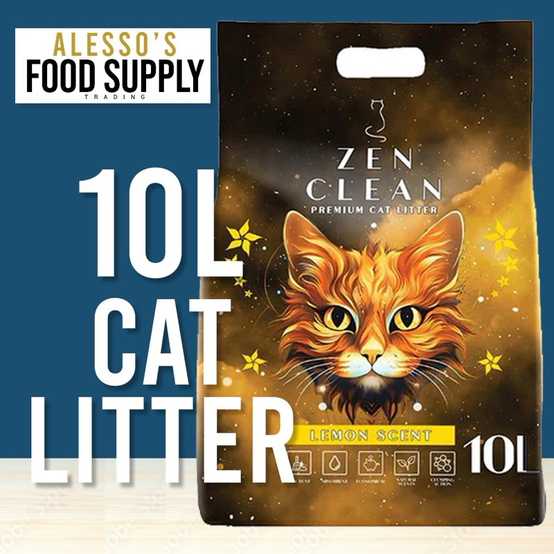 ZEN CLEAN 10L Cat Litter Sand (8kg) | Shopee Philippines