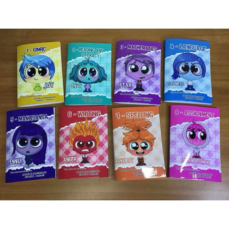 Personalized Notebook (Girls) (Kinder, Grade 1 to 3) | Shopee Philippines