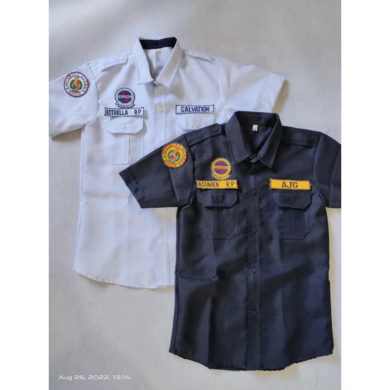 shortsleeve Polo with Patches(sosia,padpao,name cloths) | Shopee ...