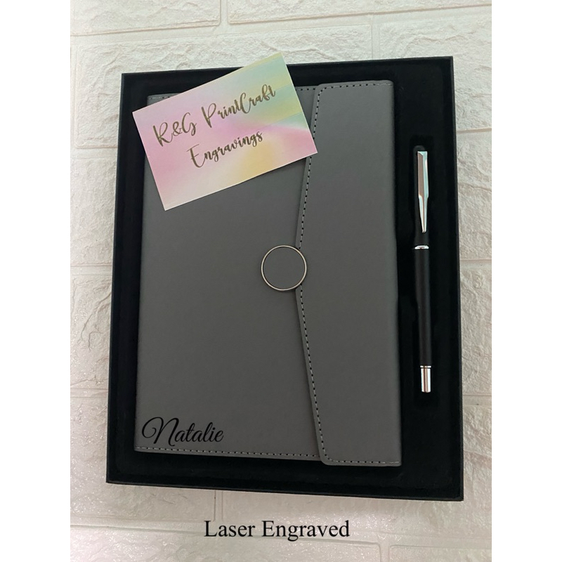 Personalized Leather Notebook Journal Diary Open dated Planner with ...