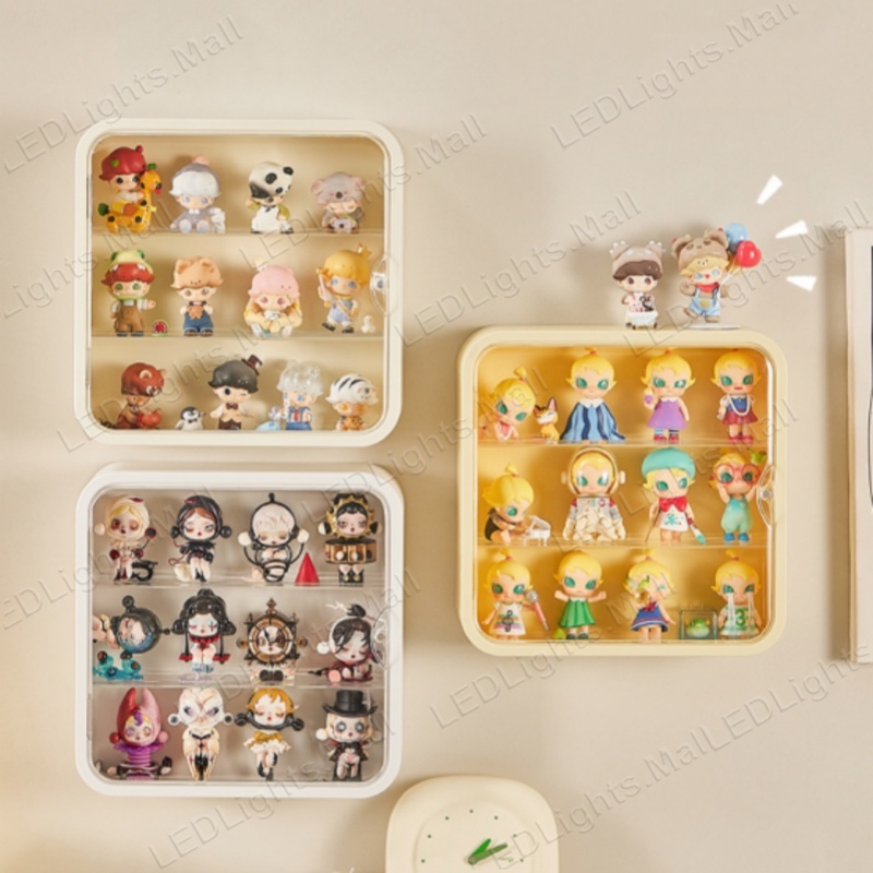 Dust-Proof Acrylic Display Box Wall Mounted Blind Box Storage Display ...