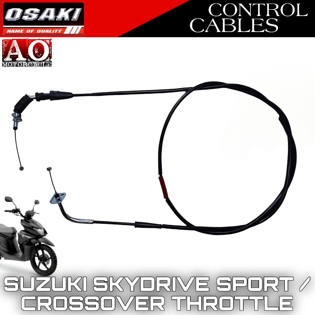 OSAKI Throttle Cables for SUZUKI SKYDRIVE SPORT / CROSSOVER - Cash On ...