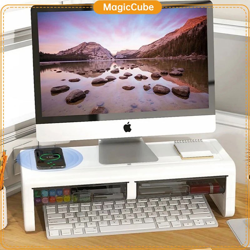 Monitor Stand Computer Screen Increased Shelf Computer Rack Desktop ...