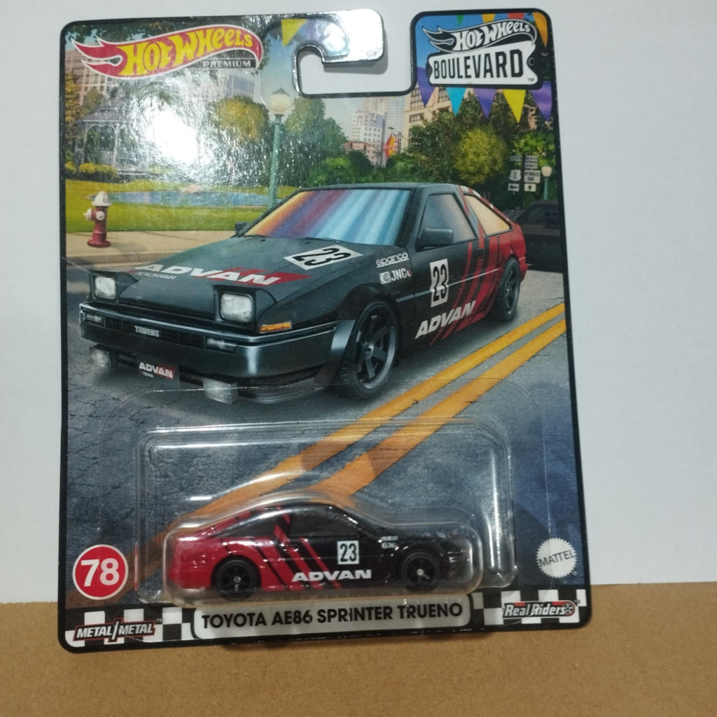 Hot Wheels Premium Toyota AE866 Sprinter Trueno Boulevard Series ...