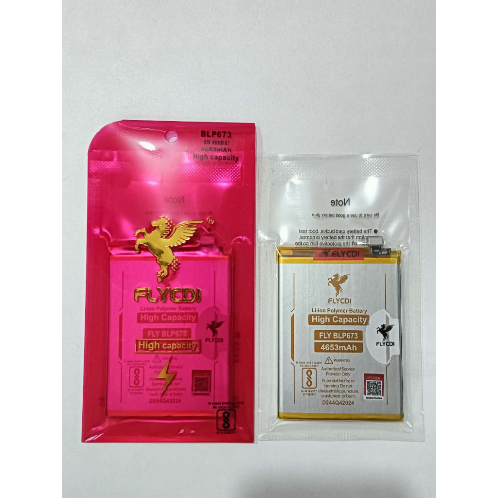 FLYCDI Battery Oppo A3S A12 A5 A5S A7 BLP673 4653mAh Battery for ...