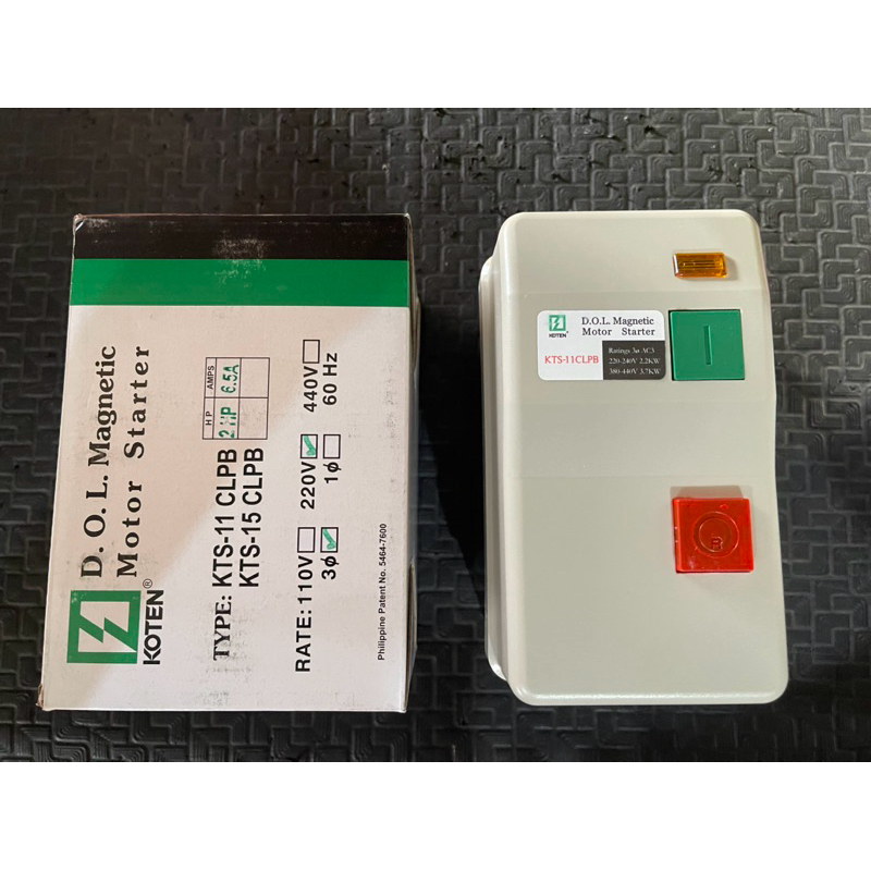 Koten DOL Magnetic Motor Starter 2HP 5HP | Shopee Philippines