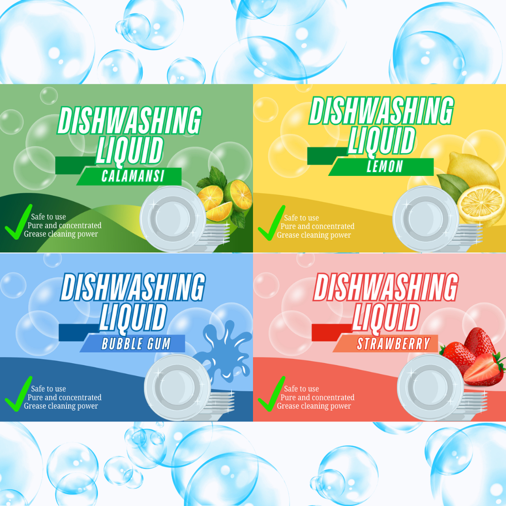 26 pcs Dishwashing Liquid Sticker Labels - Generic Label | Shopee ...
