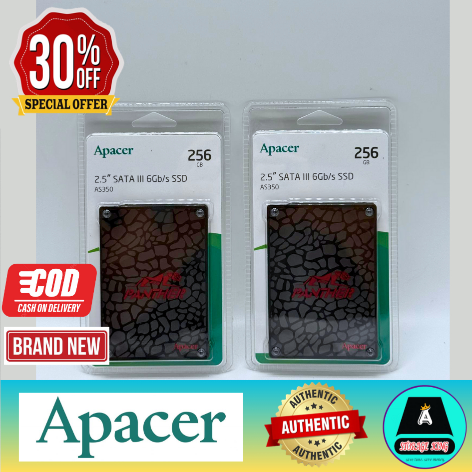Apacer AS350 Panther 256GB 560MB/s 2.5" SATA III Internal SSD | Shopee ...